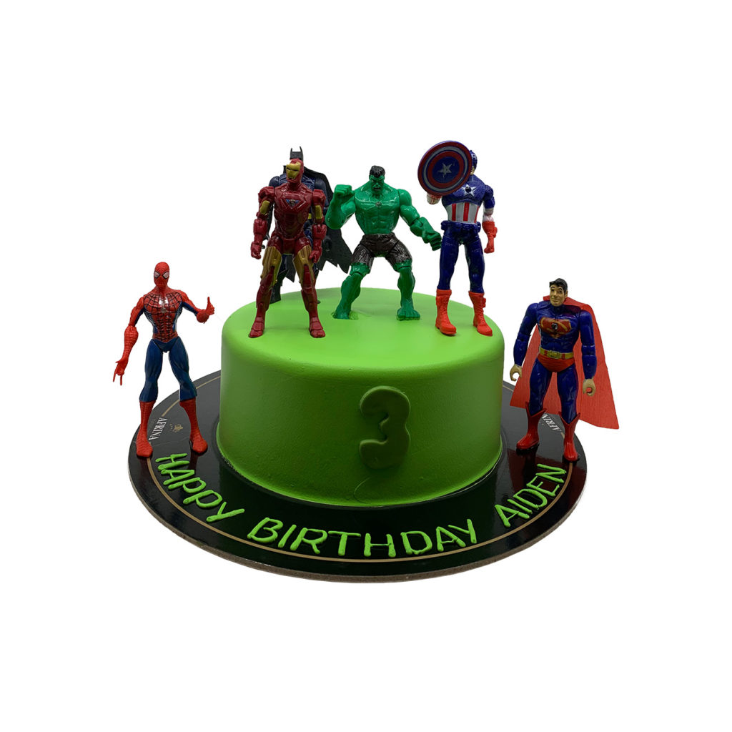 Super Hero Birthday Cake – Afrina Sweets