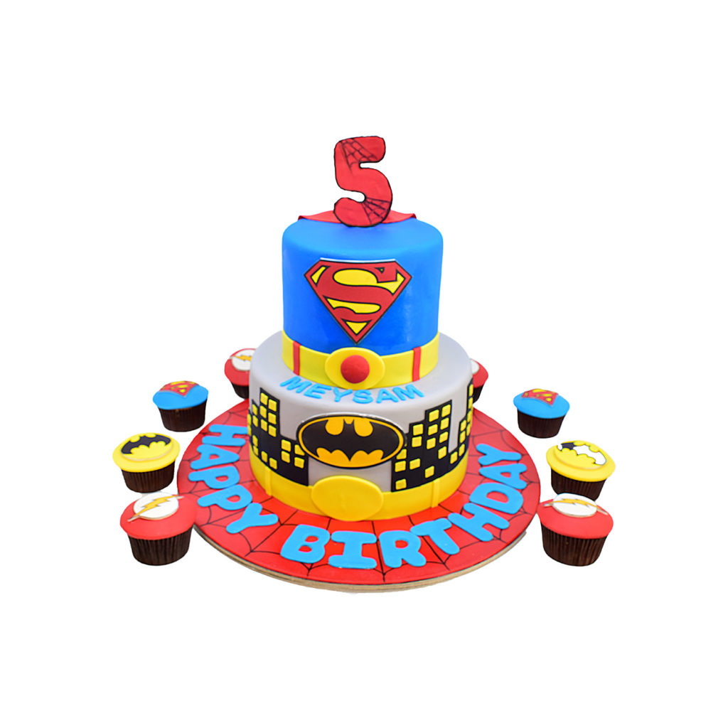 Super Hero Birthday Cake – Afrina Sweets