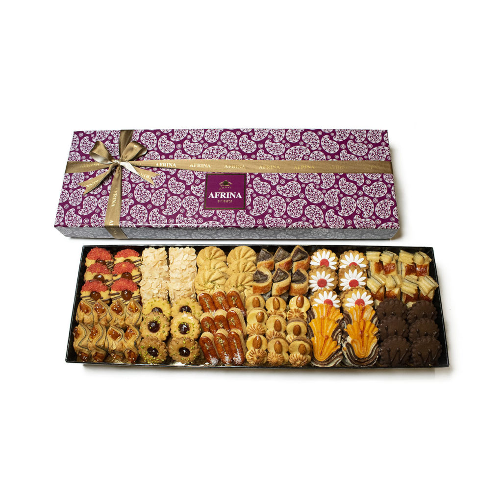 Cookies & Puff Purple Box – Afrina Sweets