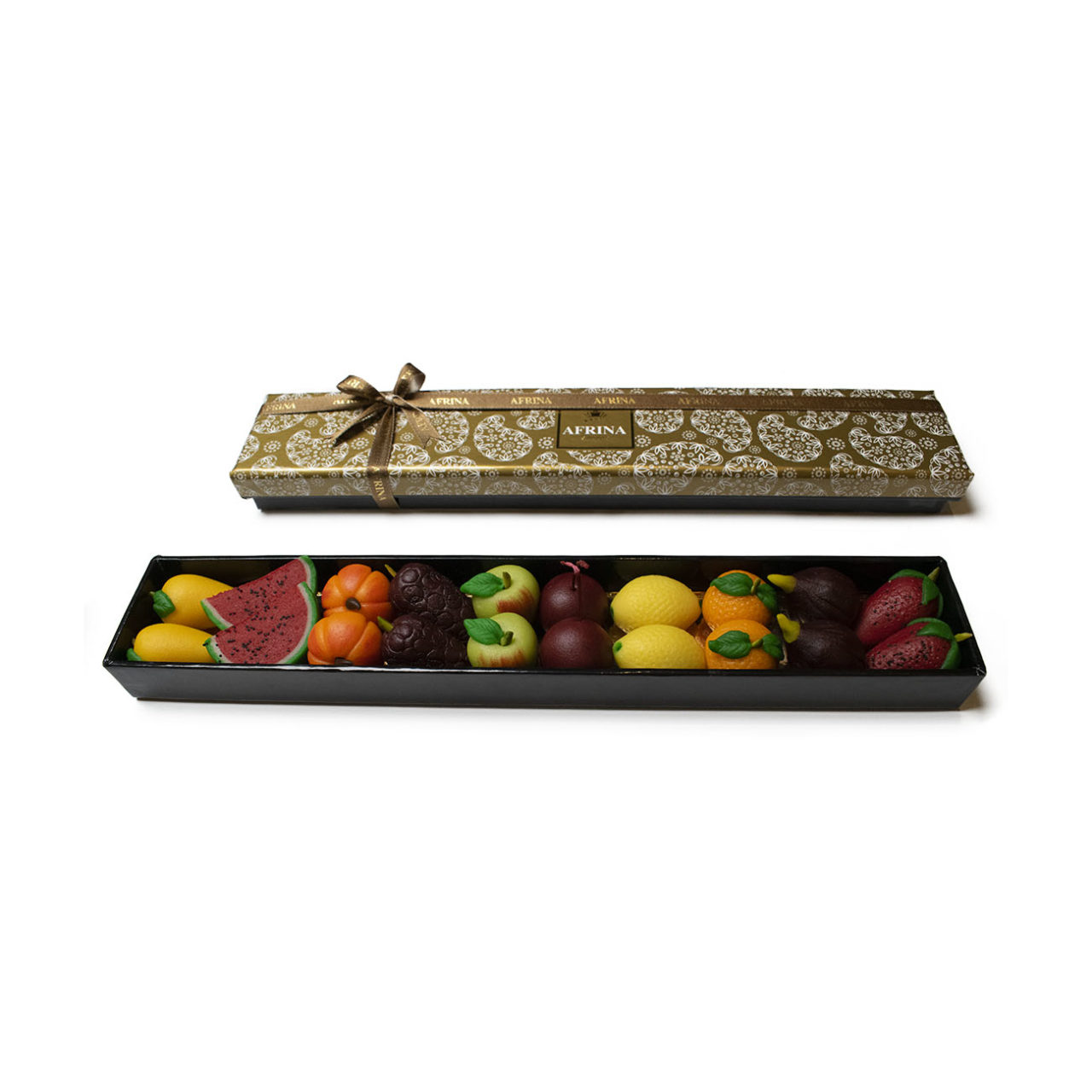 Marzipan Golden Box Medium – Afrina Sweets