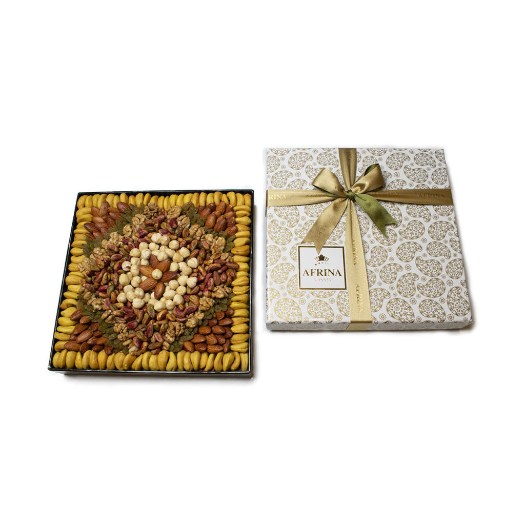 Mix Nuts Sweet White Box – Afrina Sweets