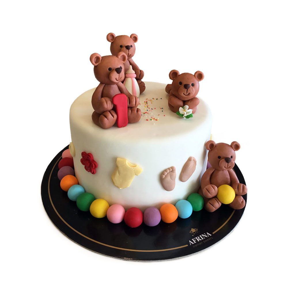 Teddy Birthday Cake – Afrina Sweets